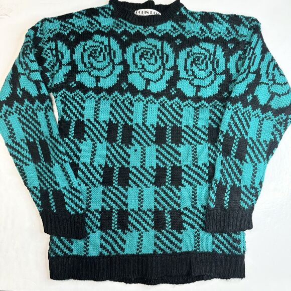 Robin Ross | Sweaters | Vintage Sweater Robin Ross 8s Medium Colorful ...